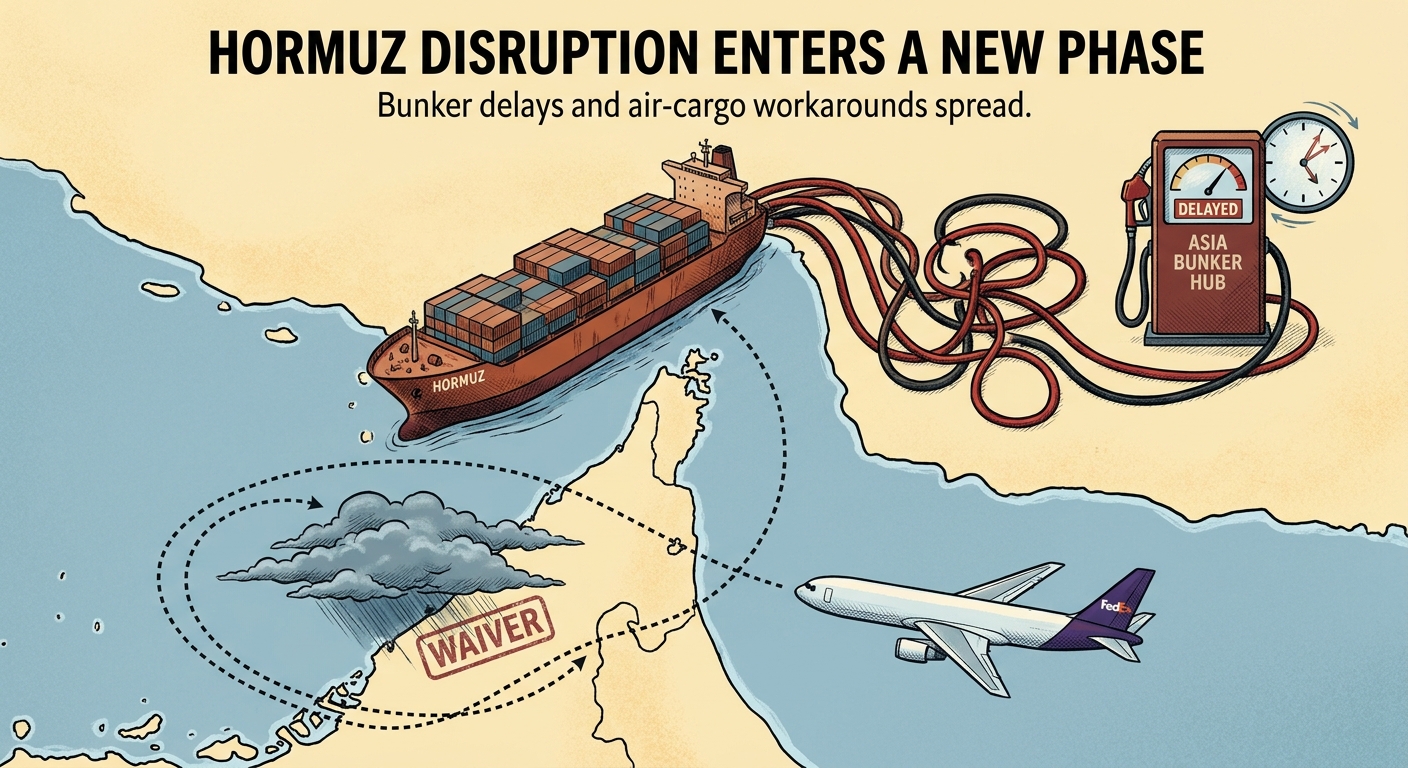 Hormuz Disruption Enters a New Phase as Bunker Delays and Air-Cargo ...